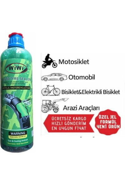 Motolinas Wiwi Lastik Tamir Sıvısı Patlak Önleyici 380 ml