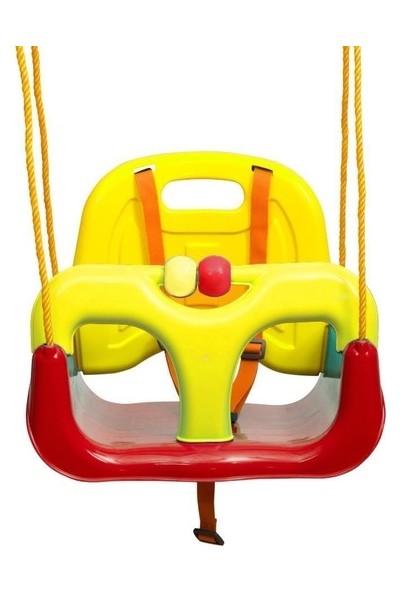 Saban Çocuk & Bebek Salıncağı Salıncak Emniyet Kemerli Sarı Kırmızı Saban Çocuk & Bebek Salıncağı Salıncak Emniyet Kemerli Sarı Kırmızı