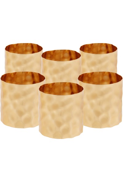 Karaca Home Moroc Peçete Yüzüğü 6'lı Gold 4cm Karaca Home Moroc Peçete Yüzüğü 6'lı Gold 4cm