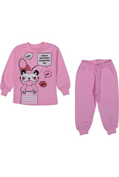 My Jully Uykum Gelmeden Yatarmıyım Hiç Bebek Boy Kız Pijama Takımı My Jully Uykum Gelmeden Yatarmıyım Hiç Bebek Boy Kız Pijama Takımı