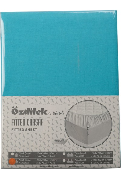 Özdilek Trendy Lastikli Fitted Çarşaf 120X200+30 Özdilek Trendy Lastikli Fitted Çarşaf 120X200+30