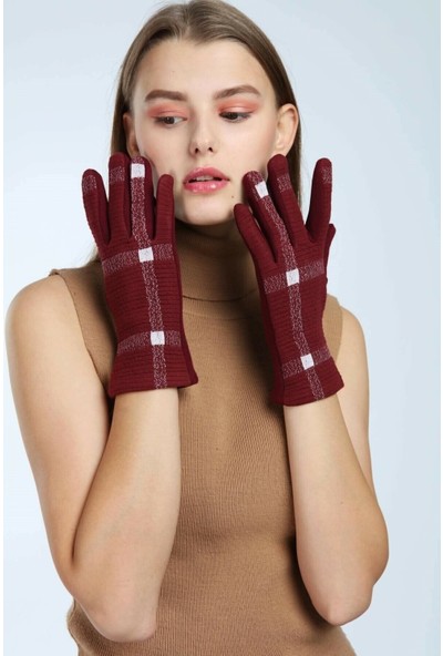 Qashmir Kadın Dokunmatik Parmak Içi Polarlı Eldiven