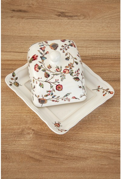 Bursa Porselen Dekor Garden Seramik Tereyağlık Bursa Porselen Dekor Garden Seramik Tereyağlık