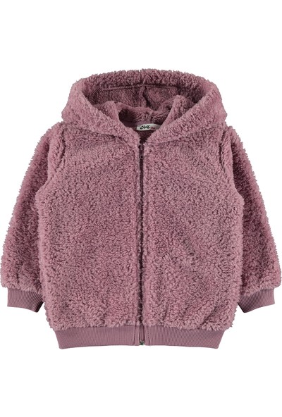 Civil Girls Kız Çocuk Kapüşonlu Hırka 2-5 Yaş Mürdüm