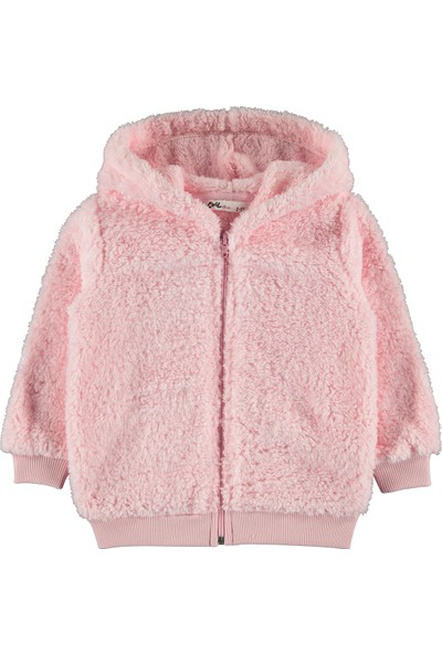 Civil Girls Kız Çocuk Kapüşonlu Hırka 2-5 Yaş Pembe