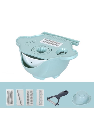 Balans 9'u 1 Arada Çok Amaçlı Sebze Meyve Doğrama Dilimleme Süzme Aleti Balans 9'u 1 Arada Çok Amaçlı Sebze Meyve Doğrama Dilimleme Süzme Aleti