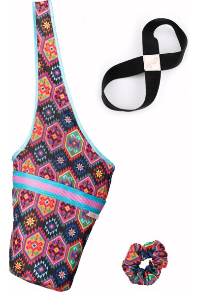 Jooga Jooga yoga Pilates Mat Taşıma Çantası Flexible Kemer SETI15 Lt Büyük Boy Spor Çanta Fermuarlı Iç Dış Cep