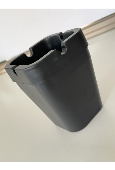 Starium Dumansız Kokusuz Küllük Söndürmeden At - Düz Siyah