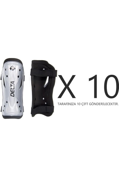 Delta 10 Çift Tekmelik Futbol Tekmeliği Kaval Koruyucu Kavallık (Çift Cırtlı)