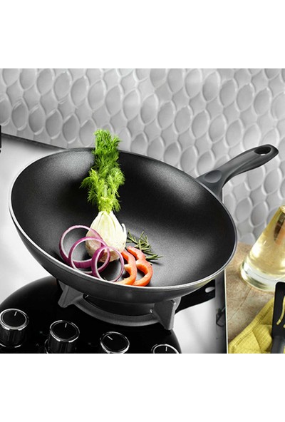 Papilla Titan Plus Alize 28 cm. Indiksiyonlu Sote Wok Tava Siyah Papilla Titan Plus Alize 28 cm. Indiksiyonlu Sote Wok Tava Siyah