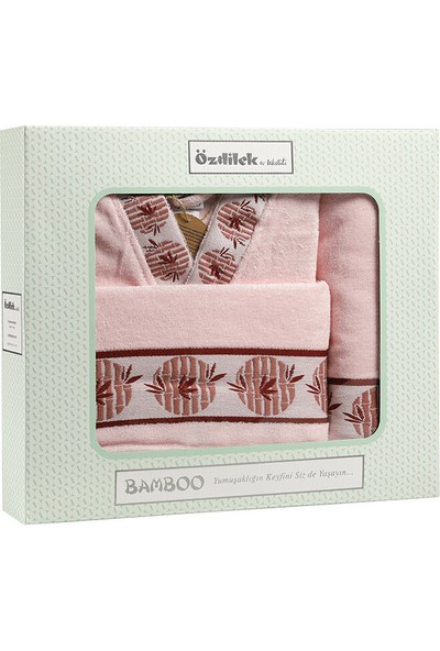 Özdilek Bonsai Bambu Havlu Bornoz Set Özdilek Bonsai Bambu Havlu Bornoz Set