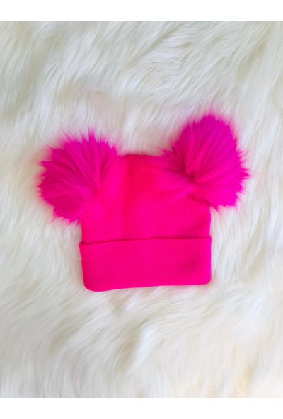 Balım Kids Çift Ponponlu Bere