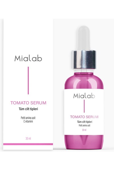 Mialab Tomato Yüz ve Cilt Serumu - Domates Serumu-Donuk/düzensiz, Akne/lekeler, Yaşlanma Mialab Tomato Yüz ve Cilt Serumu - Domates Serumu-Donuk/düzensiz, Akne/lekeler, Yaşlanma
