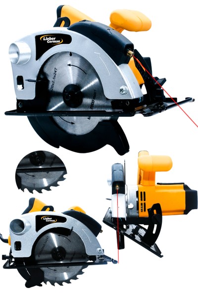 Lieber German Alman 3700 Watt Lazerli Bakir Sargili Metal Şanzuman Sunta Kesme Daire Testere Makinesi 185 mm Lieber German Alman 3700 Watt Lazerli Bakir Sargili Metal Şanzuman Sunta Kesme Daire Testere Makinesi 185 mm