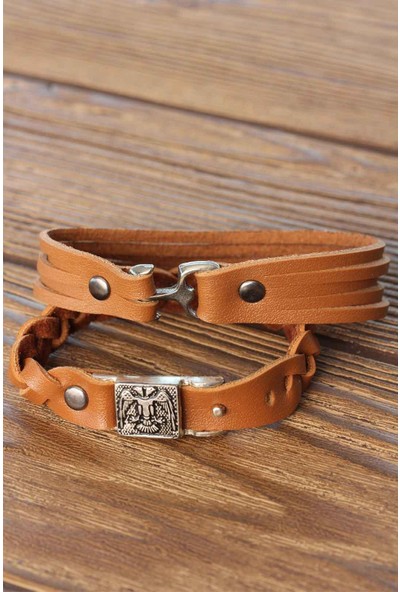 Kırmızı Papyon Desenli Metal Aksesuarlı Kahverengi Deri Erkek Bileklik Kombin Kırmızı Papyon Desenli Metal Aksesuarlı Kahverengi Deri Erkek Bileklik Kombin