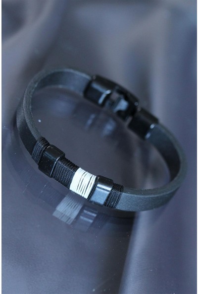 Kırmızı Papyon Siyah Beyaz Renkli Deri Bileklik Kırmızı Papyon Siyah Beyaz Renkli Deri Bileklik