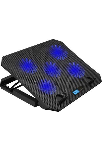 Juo Ventus 5 Fanlı LED Aydınlatmalı Notebook Soğutucu Juo Ventus 5 Fanlı LED Aydınlatmalı Notebook Soğutucu