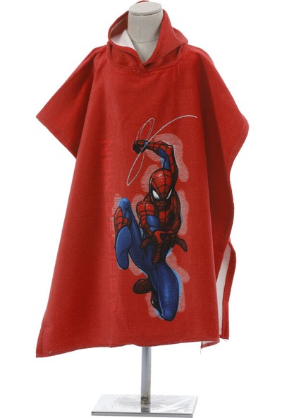 Özdilek Spiderman Bionic Disney Lisanslı Kadife Çocuk Panço 4/9 Yaş