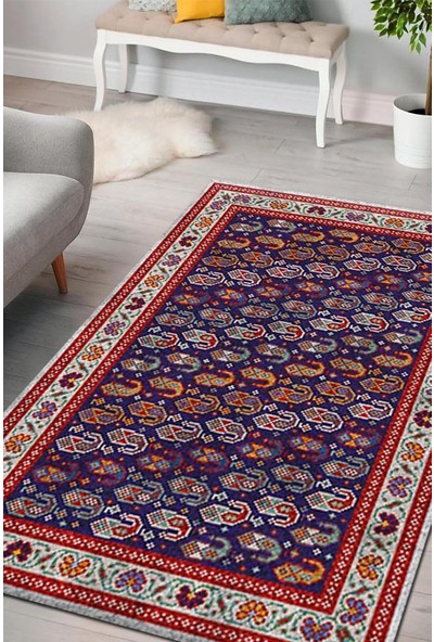 Serace Halı Dijital Baskılı, Yıkanabilir, Dokuma, Efektli, Klasik, Desenli, Halı