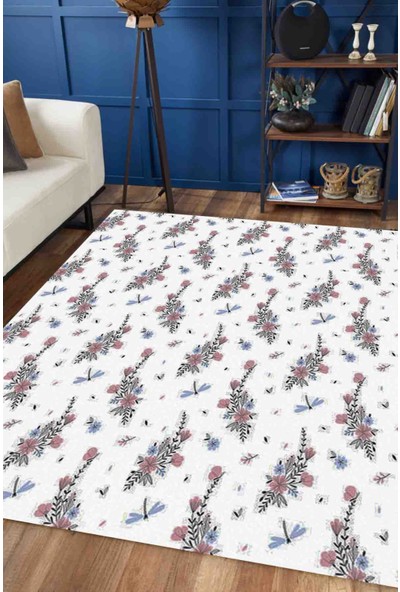 Serace Halı Dijital Baskılı, Yıkanabilir, Dokuma, Efektli, Klasik, Desenli, Halı