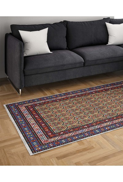 Serace Halı Dijital Baskılı, Yıkanabilir, Dokuma, Efektli, Klasik, Desenli, Halı