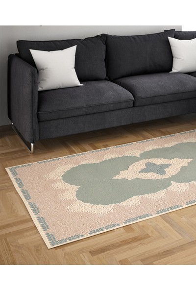 Serace Halı Dijital Baskılı, Yıkanabilir, Dokuma, Efektli, Klasik, Desenli, Halı