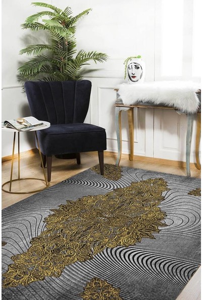 Serace Halı Dijital Baskılı, Yıkanabilir, Dokuma, Efektli, Klasik, Desenli, Halı