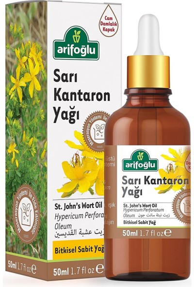 Arifoğlu Sarı Kantaron Yağı 50 ml Arifoğlu Sarı Kantaron Yağı 50 ml
