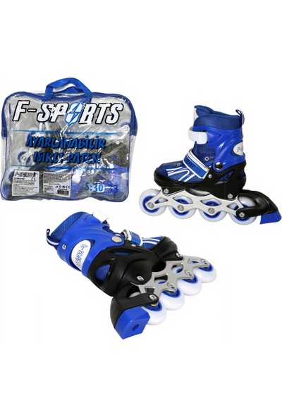 F-Sports Çift Sıra Ayarlanabilir Işıklı Çocuk Pateni F-Sports Çift Sıra Ayarlanabilir Işıklı Çocuk Pateni
