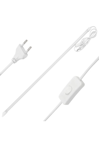 Powermaster PWR-6929 220V-12W 80-90 Lm 72 LED 60 cm Anahtarlı Beyaz Kasa Seyyar Çubuk LED Powermaster PWR-6929 220V-12W 80-90 Lm 72 LED 60 cm Anahtarlı Beyaz Kasa Seyyar Çubuk LED