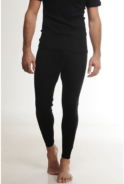 Hasyün Içlik 4001 Siyah Erkek Uzun Yün Içlik Termal Don