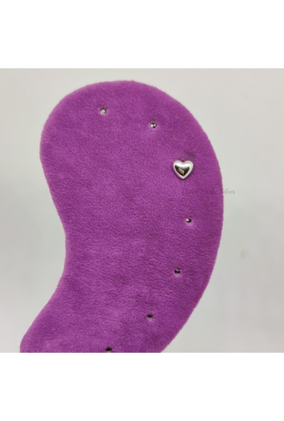 Güler Yüzlü Silver Kalp Top Gümüş Tragus Tek Güler Yüzlü Silver Kalp Top Gümüş Tragus Tek