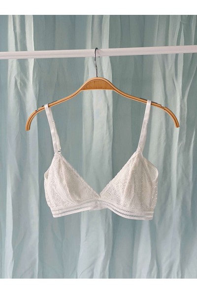 Retrobird Ekru Fisto Detay Bra. Kadın Ekru