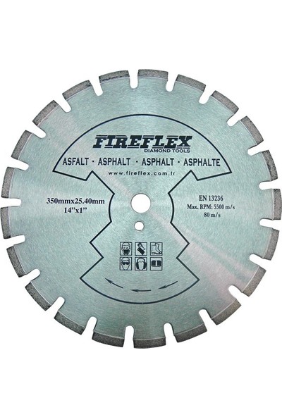 Asfalt Elmas Kesme Testere 450X25,4 10 mm 1000 W Asfalt Elmas Kesme Testere 450X25,4 10 mm 1000 W