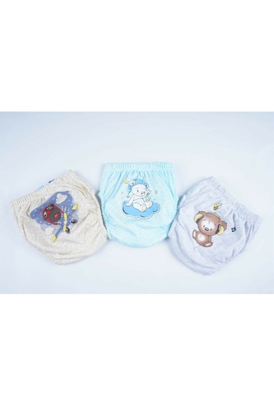 Miniko Kids Story Yıkanabilir 3lü Desenli Alıştırma Külodu Miniko Kids Story Yıkanabilir 3lü Desenli Alıştırma Külodu