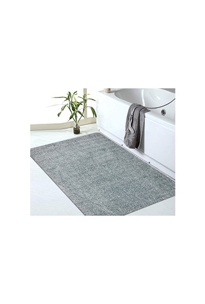 Yaseminsoy Lalin Collection 100% Polipropylen Makinede Yıkanabilir Dertsiz Altı Kaymaz Desensiz Düz Mavi Renk Shaggy Halı, Yolluk 67 x 120 cm Yaseminsoy Lalin Collection 100% Polipropylen Makinede Yıkanabilir Dertsiz Altı Kaymaz Desensiz Düz Mavi Renk Shaggy Halı, Yolluk 67 x 120 cm