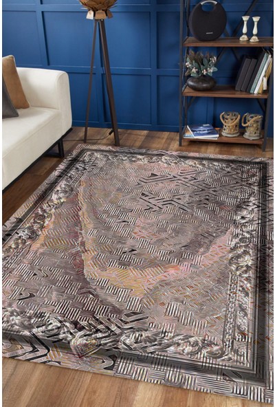 Serace Halı Dijital Baskılı, Yıkanabilir, Dokuma, Efektli, Klasik, Desenli, Halı