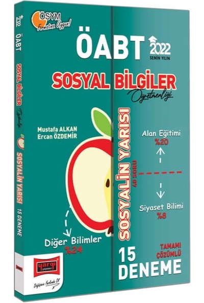 Yargı Yayınları 2022 ÖABT Sosyal Bilgiler Öğretmenliği Sosyalin Yarısı Tamamı Çözümlü 15 Deneme Yargı Yayınları 2022 ÖABT Sosyal Bilgiler Öğretmenliği Sosyalin Yarısı Tamamı Çözümlü 15 Deneme