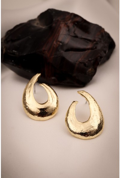 Batı Accessories Gold Etnik Küpe