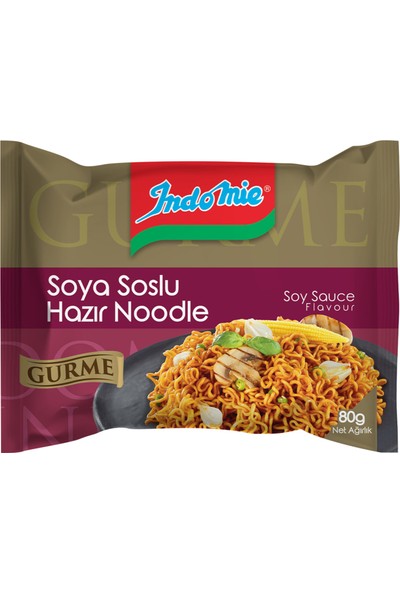 Indomıe Gurme Soya Soslu Hazır Noodle 80 Gr 4'lü Indomıe Gurme Soya Soslu Hazır Noodle 80 Gr 4'lü