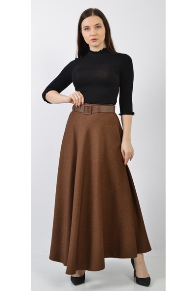 Soral Bayan Kloş Etek Kışlık Ürün Soral 779 Kahve Soral Bayan Kloş Etek Kışlık Ürün Soral 779 Kahve