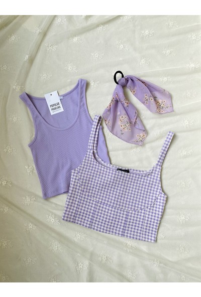 Retrobird 3 Lü Lila Set Kadın Lila