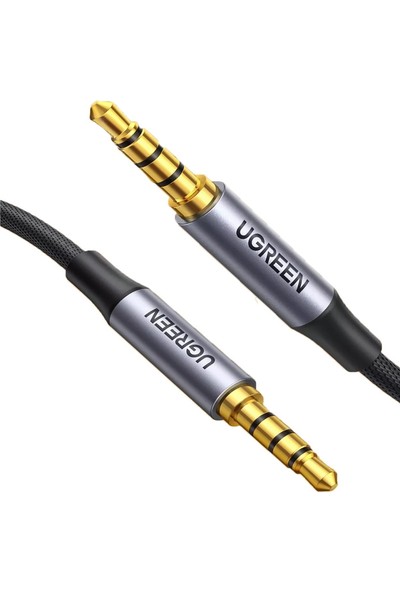 Ugreen 3.5mm Hi-Fi Erkek To Erkek Trrs Aux Ses ve Mikrofon Kablosu 1.5 Metre Ugreen 3.5mm Hi-Fi Erkek To Erkek Trrs Aux Ses ve Mikrofon Kablosu 1.5 Metre