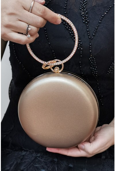 Nazart Kadın Kumaş Bronz Abiye Clutch Portföy Kadın Gece Çantası Nazart Kadın Kumaş Bronz Abiye Clutch Portföy Kadın Gece Çantası