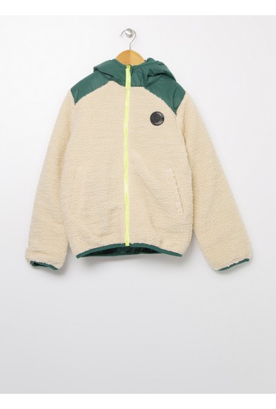 Funky Rocks Kapüşonlu Ekru Erkek Çocuk Mont Funky Rocks Kapüşonlu Ekru Erkek Çocuk Mont