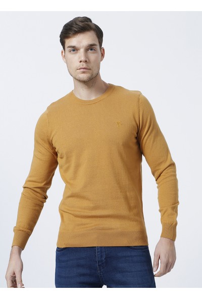 Fabrika MARCO Bisiklet Yaka Basic Düz Deve Tüyü Erkek Kazak Fabrika MARCO Bisiklet Yaka Basic Düz Deve Tüyü Erkek Kazak