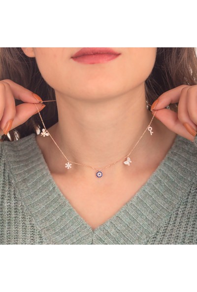 Miavi Silver 925 Ayar Gümüş Şans Kolyesi Miavi Silver 925 Ayar Gümüş Şans Kolyesi