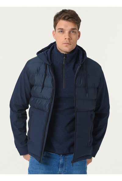 Fabrika Wolf Lacivert Şişme Mont