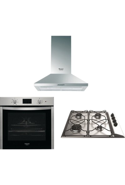 Hotpoint Ariston Digital Fırınlı Gri Ankatre Set ( Paaı 642 Ix/ha - He 60 S x - Fa 55Y4 Ix ) Hotpoint Ariston Digital Fırınlı Gri Ankatre Set ( Paaı 642 Ix/ha - He 60 S x - Fa 55Y4 Ix )