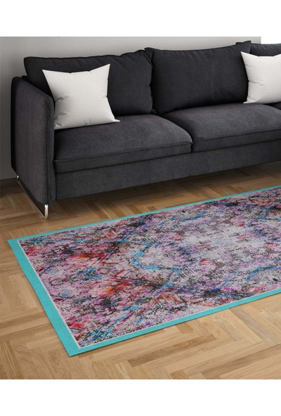 Serace Halı Dijital Baskılı, Yıkanabilir, Dokuma, Efektli, Klasik, Desenli, Halı,kaymaz Taban